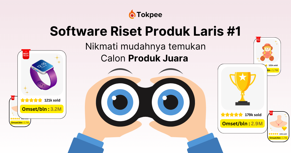 Tokpee - Tools Riset Produk Terlaris Marketplace Shopee & Tokopedia