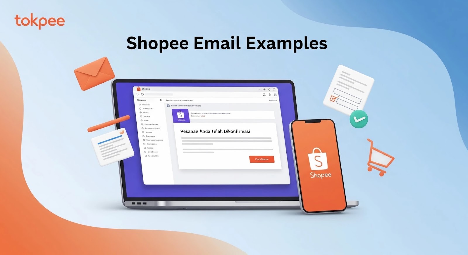 Contoh Email Shopee dan Cara Daftar Akun Pakai Email - Tokpee Blog