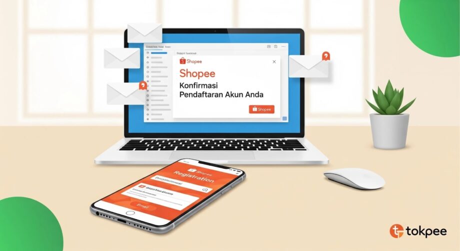 Contoh Email Shopee dan Cara Daftar Akun Pakai Email - Tokpee Blog